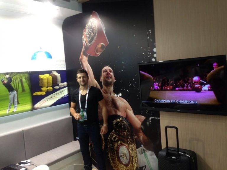 Matchroom Sport at Sportel - The Ice Agency Exhibition Stand Design